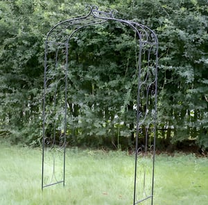 Heritage Metal Garden Arch with Gates
