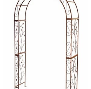 Heritage Metal Garden Arch with Gates