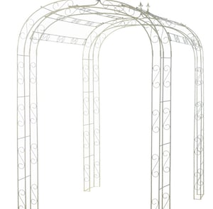 Heritage Metal Garden Arch with Gates