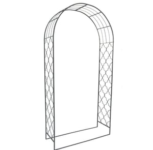 Heritage Metal Garden Arch with Gates | Free UK Delivery