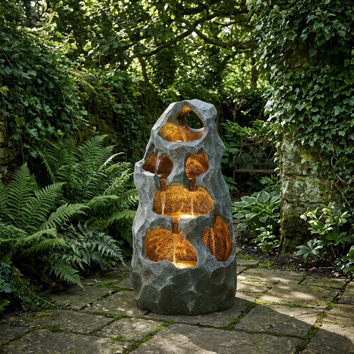 Amber Caves Self Contained Water Feature | Garden Ornaments