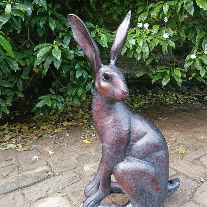 Large Sitting Hare Garden Ornament | Garden Ornaments