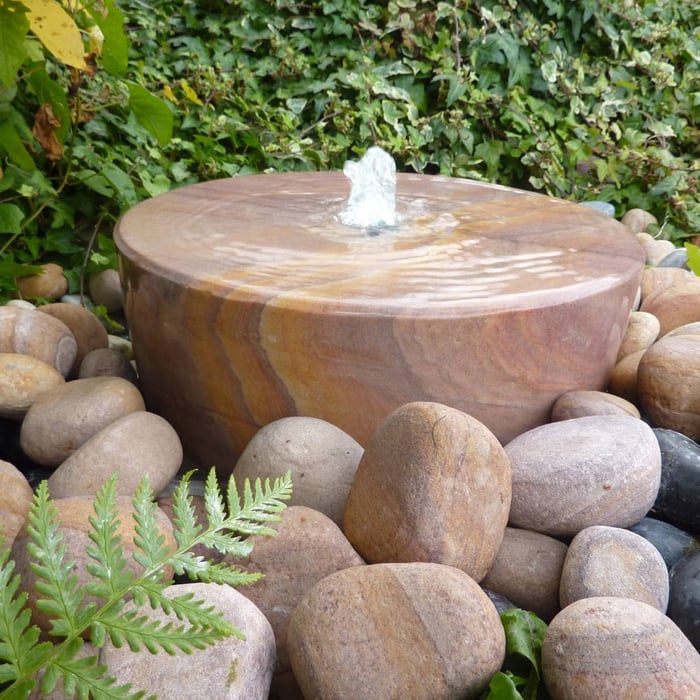 Mill Wheel Rainbow Sandstone Water Feature