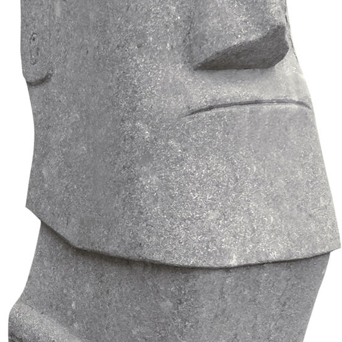 Small Stone Moai Head Ornament | Garden Ornaments