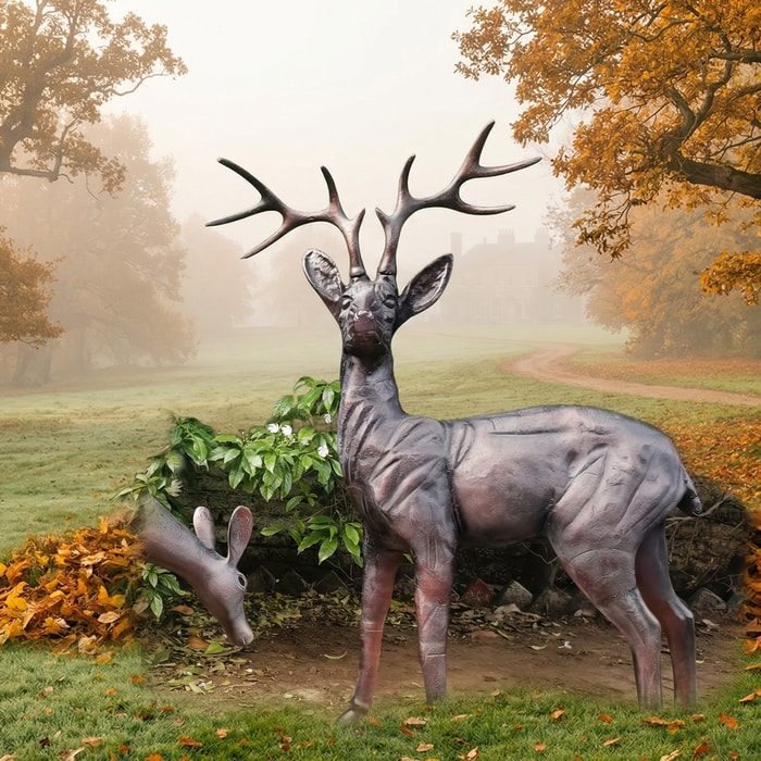 Stag Buck Garden Sculpture Ornament Extra Large