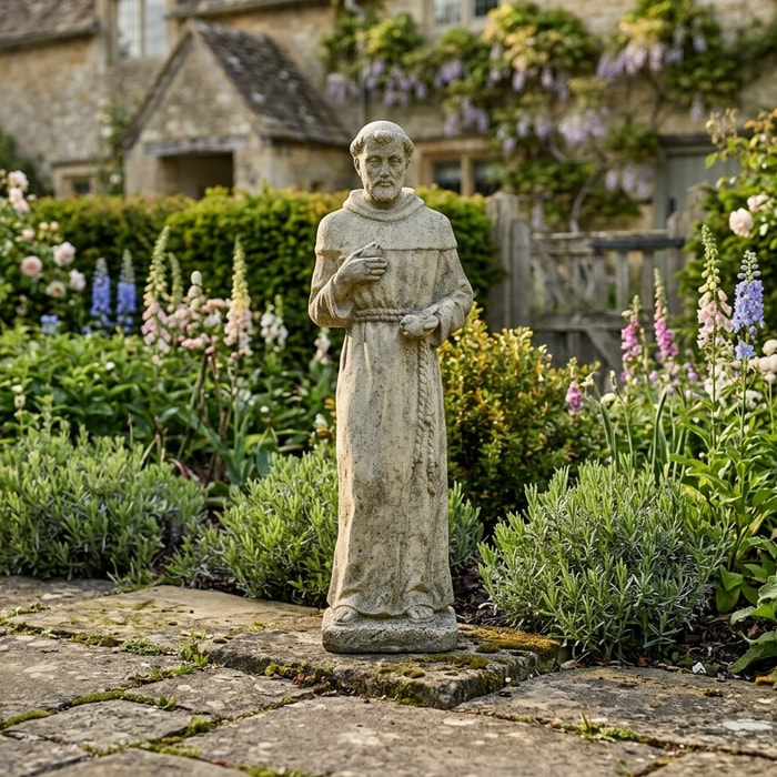 The Friar Stone Statue | Garden Ornaments
