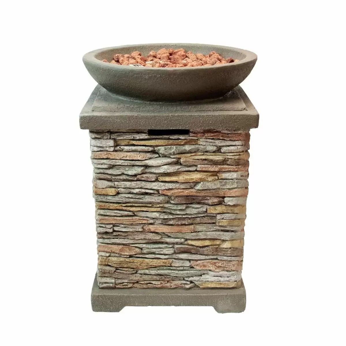 Radiant Stone Effect Gas Pit | Garden Ornamnents