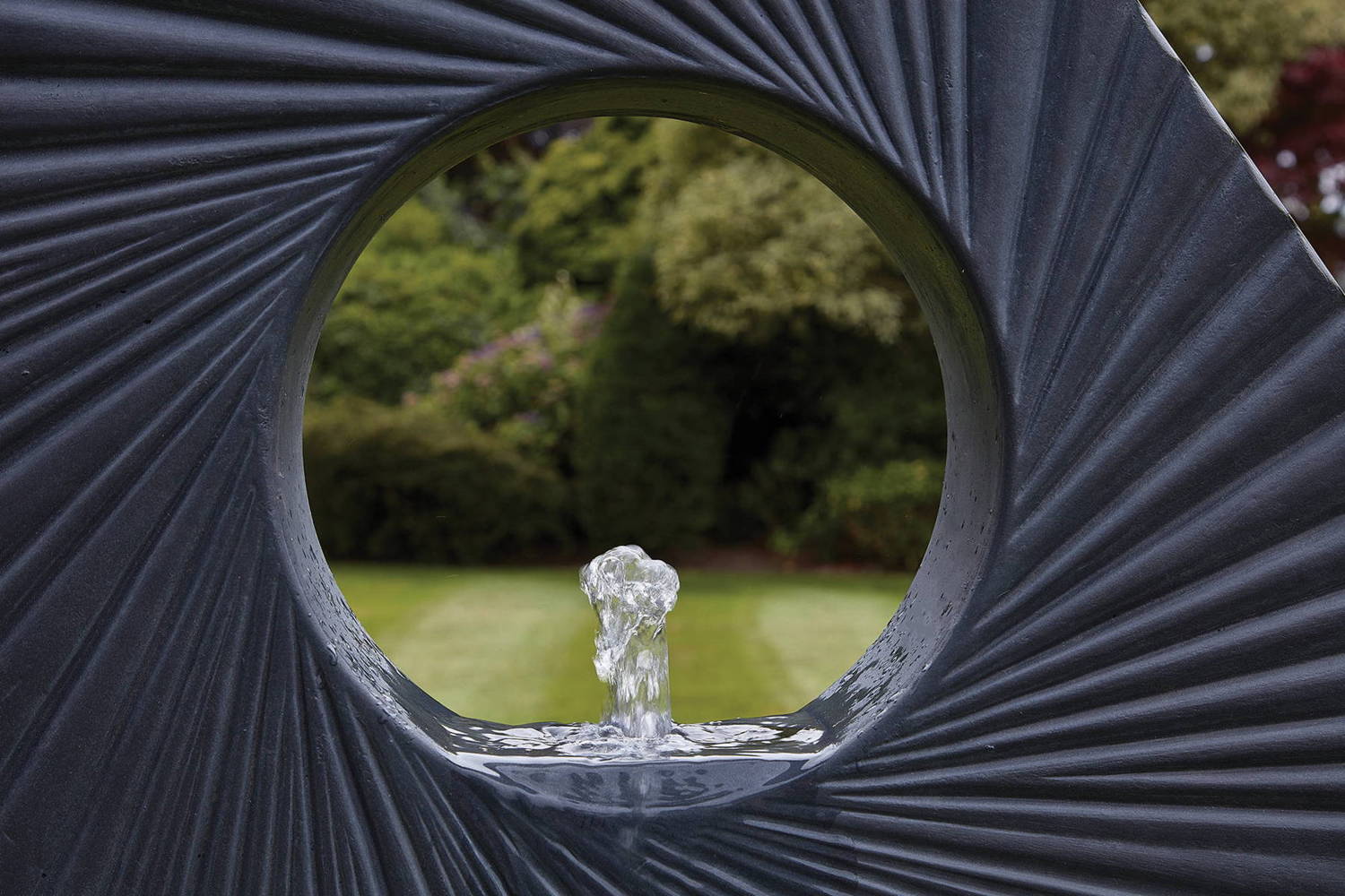 Sunburst Stone Water Feature | Garden Ornamnents