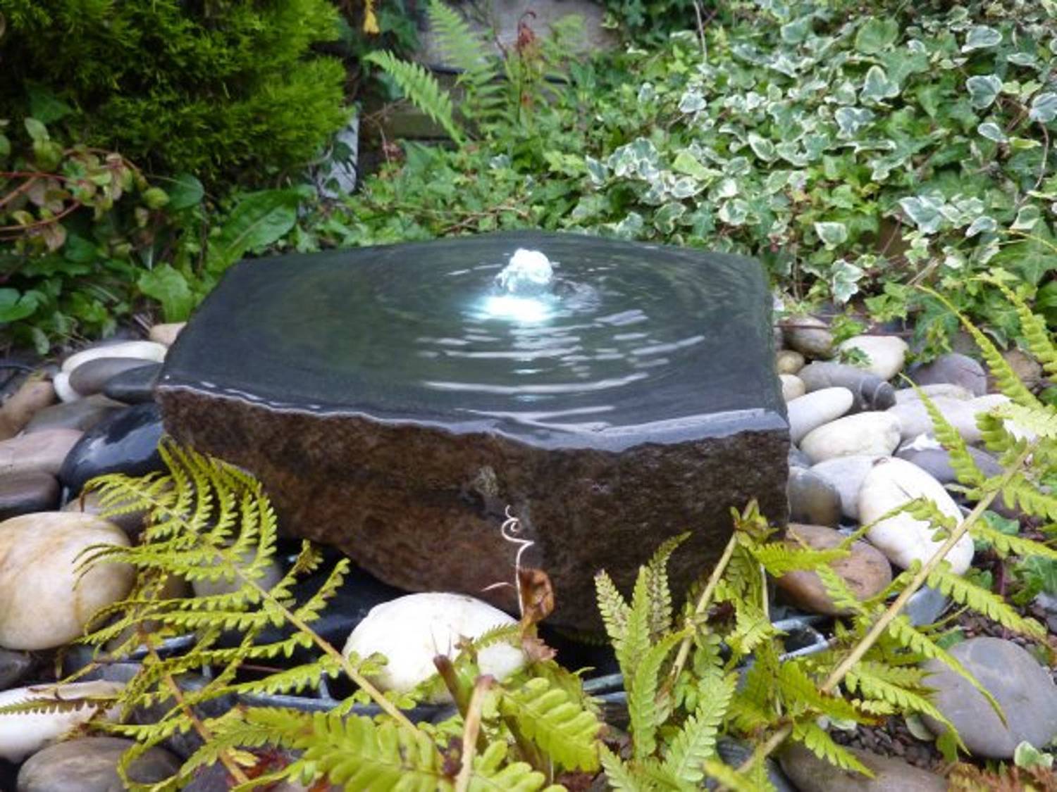Sunburst Stone Water Feature | Garden Ornamnents