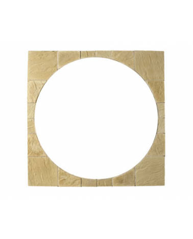 Abbey Twist 2.4m Patio Kit in York Gold